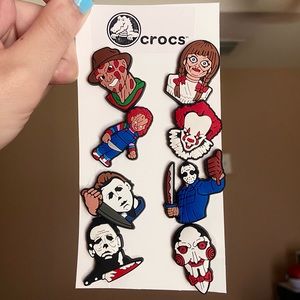 Accessories | 8 Croc Charms Horror Halloween Scary Movie | Poshmark